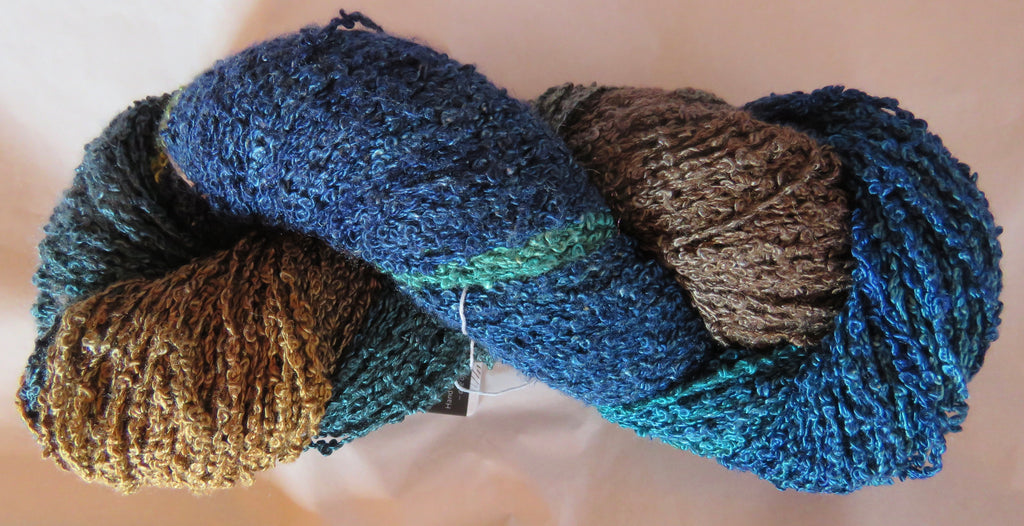 Hand Maiden Rumple - Swiss Mountain Silk - Boucle - Wintersleep – yarnhygge